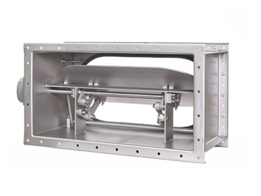 Gasdichte rechteckige Absperrklappe, Typ GD-R | Durrer Technik AG