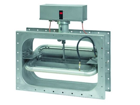 Gasdichte rechteckige Absperrklappe, Typ S | Durrer Technik AG